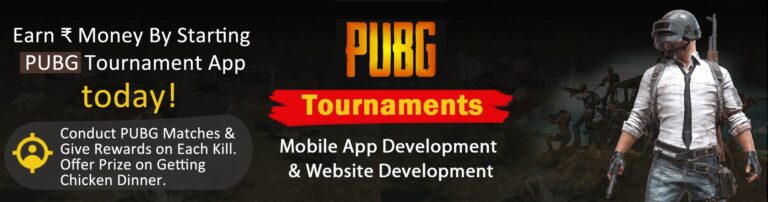 Pubg Online Game Tournament Website & Mobile App Development