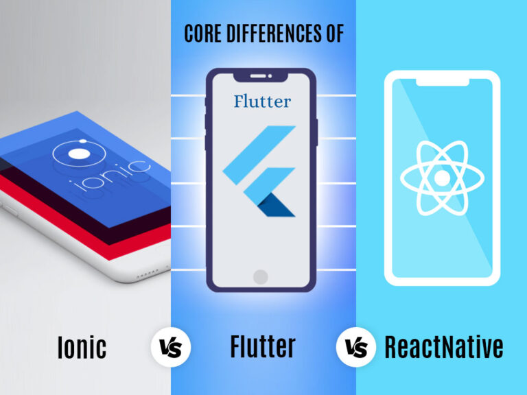 React Native vs. Flutter vs. Ionic | Comparison of Cross-Platform App