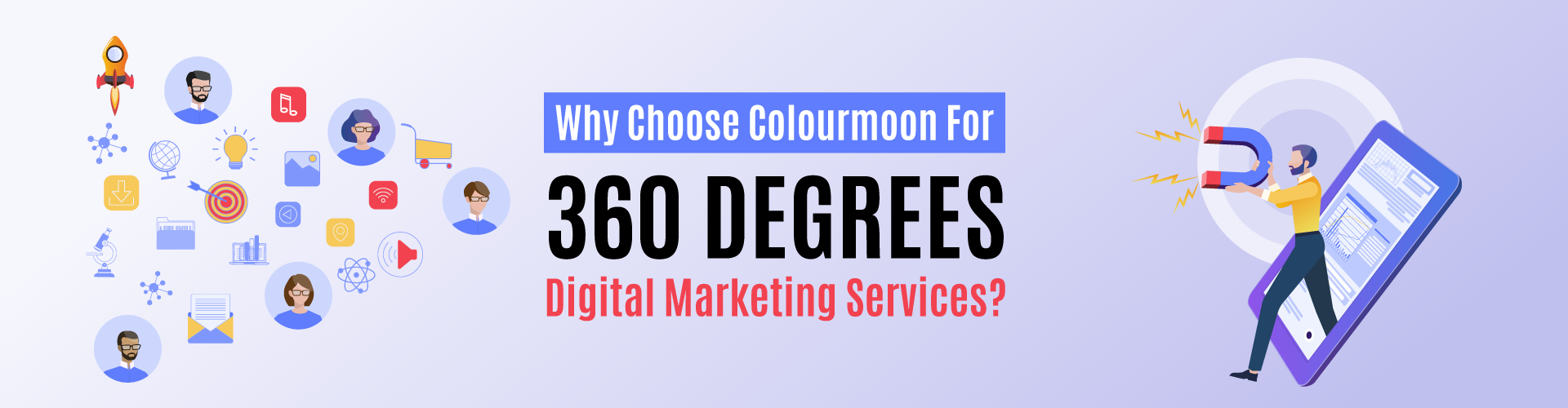 360 Digital Marketing Services | Colourmoon Technologies